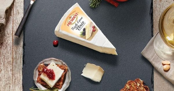 President Triple Creme Brie & Spruce Tip Honey | Brie Cheese Recipe ...