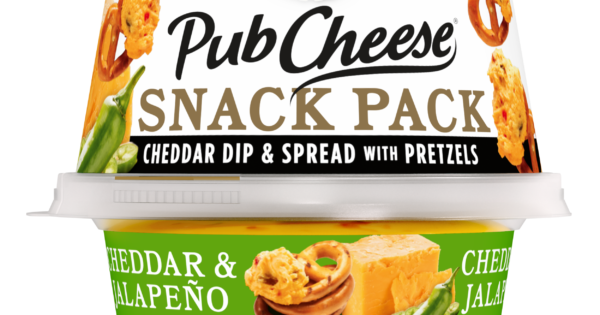 Pub Cheese® by Président® Cheddar & Jalapeño with Pretzels - Président®