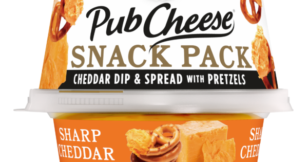 Pub Cheese® by Président® Sharp Cheddar with Pretzels - Président®