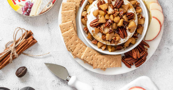 Baked Président® Brie with Pecans & Apples - Brie Recipe - Président®
