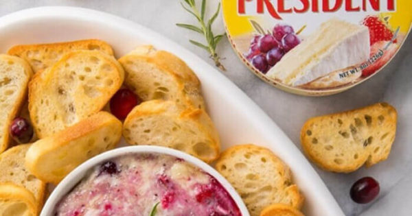 Cranberry Président® Brie Dip - Brie Recipe - Président®