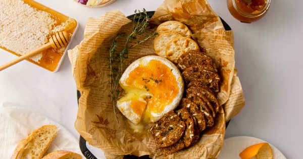 Spicy and Sweet Président® Baked Brie With Hot Honey and Orange ...